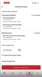 How to Pickup Vehicles Using the IAA Buyer App