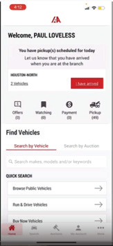 How to Pickup Vehicles Using the IAA Buyer App