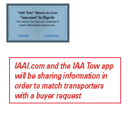 How to Pickup Vehicles Using the IAA Tow App