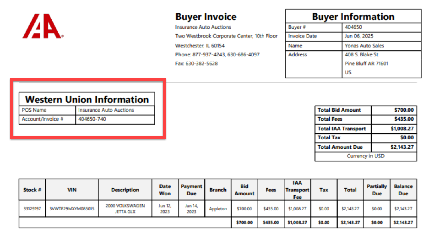 Paying with Western Union - Frequently Asked Questions