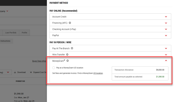 Paying with MoneyGram - Frequently Asked Questions